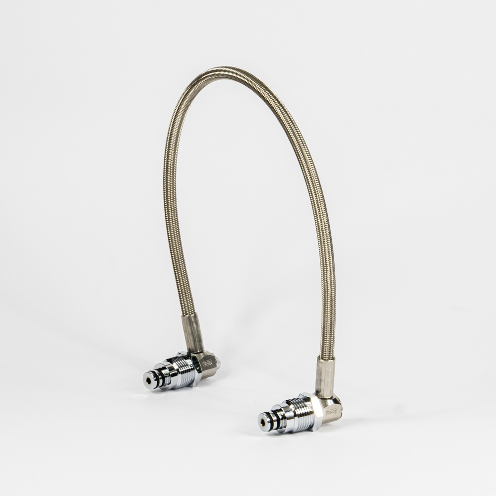 Connecting hose for LOLA valves